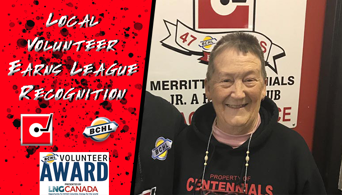 Local Volunteer Earns League Wide Recognition | Merritt Centennials