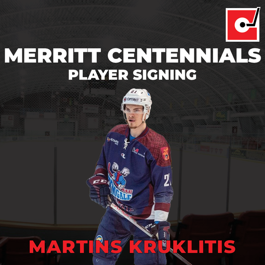 Merritt Centennials announce signing of Martins Kruklitis | Merritt ...